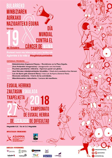 Día Mundial Contra El Cáncer De Mama Asamma Asociación Alavesa De