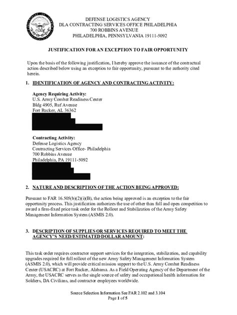 Fillable Online Source Selection Information See Far 2102 And 3104