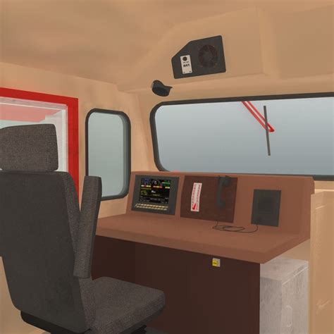 Ge Es44ac Locomotive Engines 3d Model