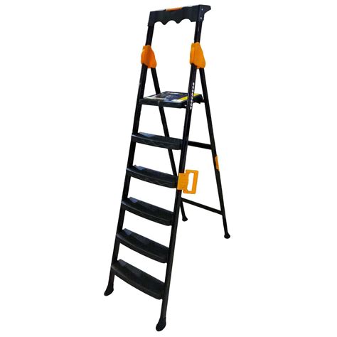 Sgs Prostep Metal Step Ladder Sturdy And Safe Ladder For Home And