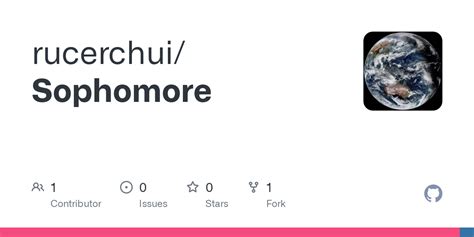 Github Rucerchui Sophomore