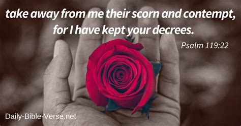 Daily Bible Verse | Daily Prayer | Daily Prayer - Psalm 119:22
