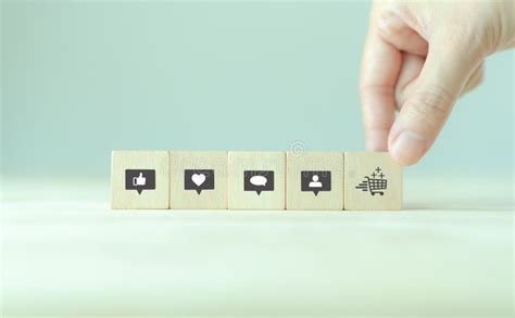 Social Media And Marketing Strategy Concept Set Of Notifications Icons