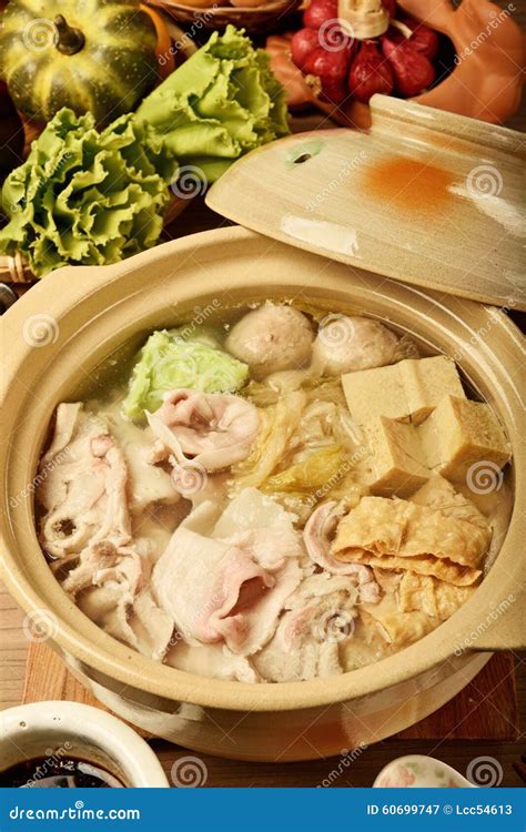 Pickled Cabbage And Meat Hot Pot Stock Image Image Of Simmered