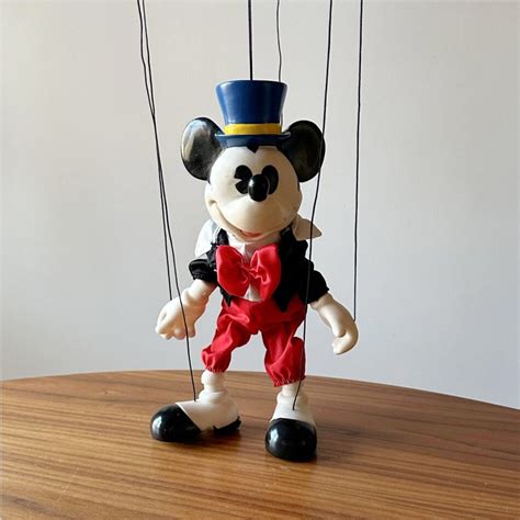 Vintage Mickey Mouse Marionette Mickey Puppet Walt Disney Vintage Disney Marionette Mickey