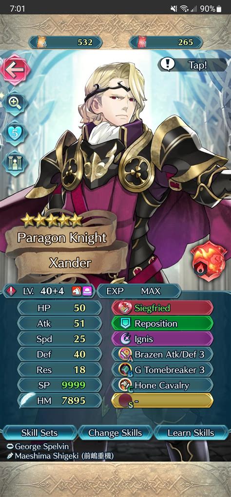 Xander Build Ideas Rfireemblemheroes