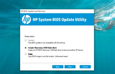 This Bios Update Is Not Compatible With This Device Hp Support