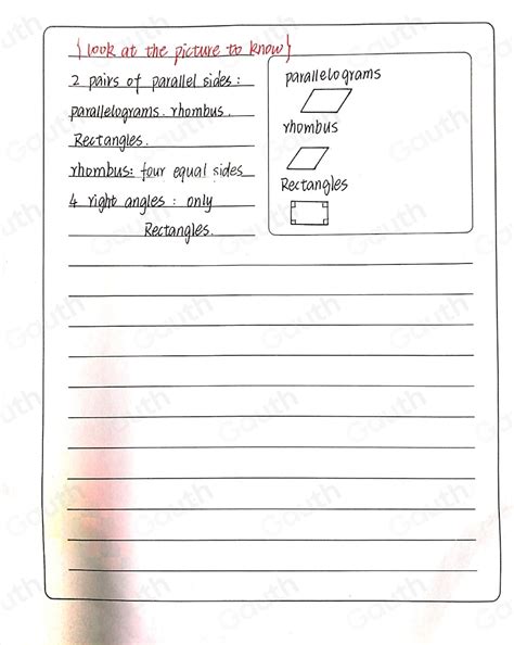 Solved The Venn Diagram Below Compares The Attributes Of Different Quadrilaterals