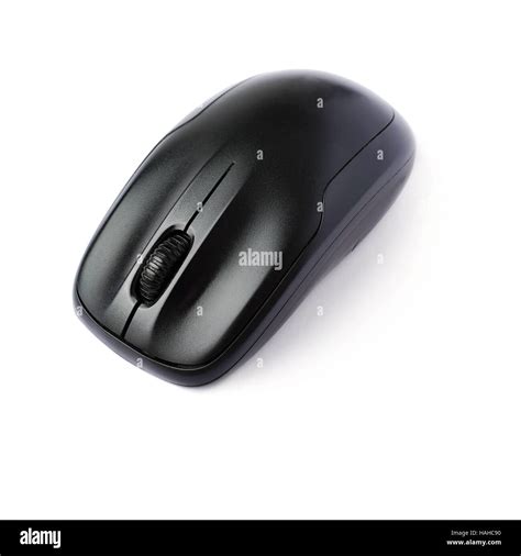 Wireless Computer Mouse Isolated Over White Background Stock Photo Alamy