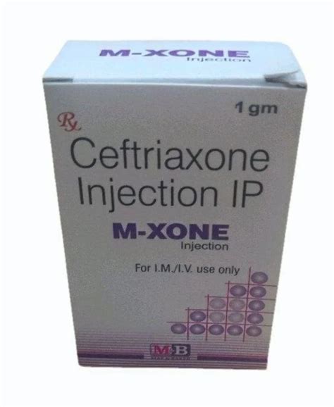 M Xone 1gm Ceftriaxone Injection At Rs 62 32 Vial In Mumbai Id