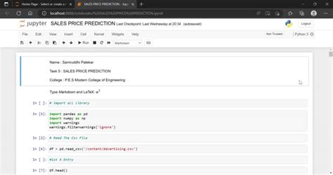 Video Samruddhi Patekar On Linkedin Task5 Datascience Python