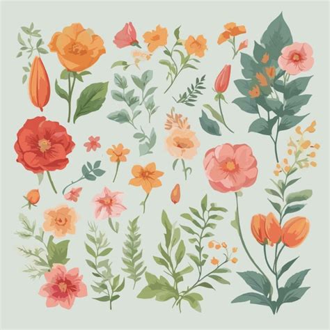 Premium Vector Floral Design Vector