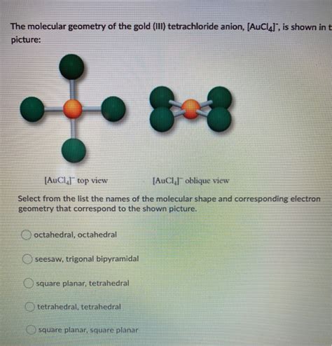 Octahedral Molecular Geometry