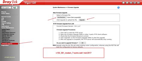 Using A Draytek Vigor 130 As A Modem For Pfsense
