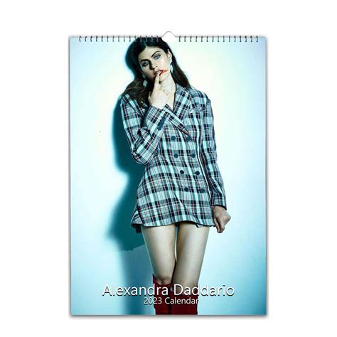 Sexy Seductive Alexandra Daddario 20232425 Personalised Wall Calendar