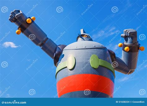 Gigantor Robot Tetsujin 28 In Kobe Japan Editorial Stock Image