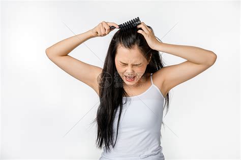 女性脱发头发毛躁高清图片下载 正版图片501355956 摄图网