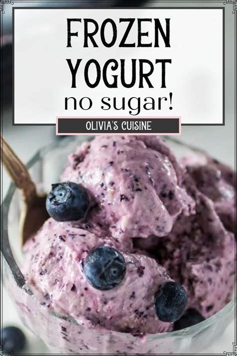 Blueberry Frozen Yogurt Artofit