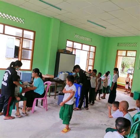 ပိုင်ကျုံမြို့ အ ထ က နောင်ဘိုကြီးကျောင်း၌ အသက် ၅ နှစ်နှင့်အထက် ကျောင