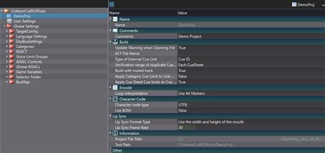 Cri Adx Tools Manual Global Project Settings