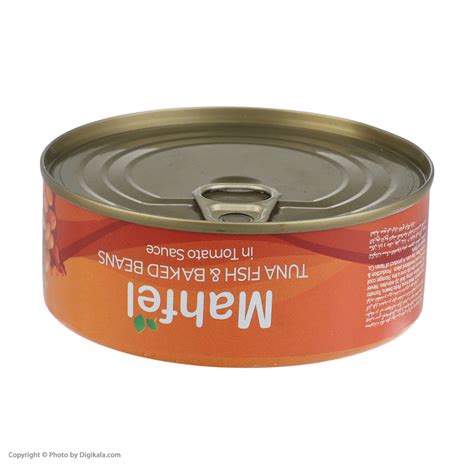 قیمت و خرید کنسرو تن ماهی و لوبیا چیتی در سس گوجه فرنگی محفل 230 گرم