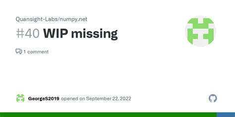 WIP Missing Issue 40 Quansight Labs Numpy Net GitHub