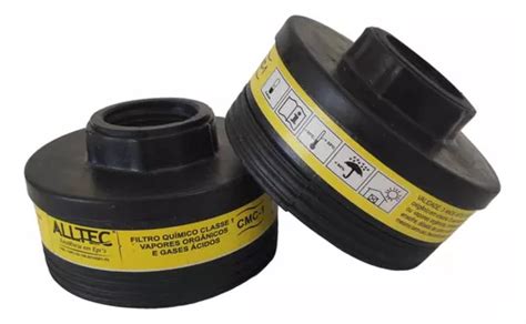 Kit 2 Filtros Químico Cmc 1 Vapores Orgânicos E Gases Ácidos Mercadolivre