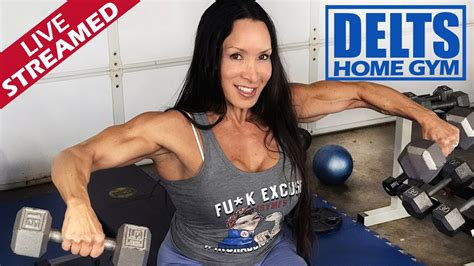 Home Gym Shoulder Workout Get Big Delts Youtube