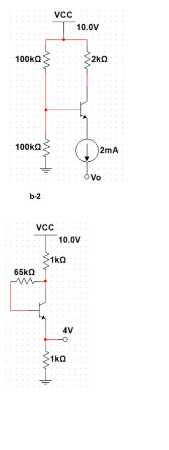 Solved For The Following Circuits Find Ib Ic Ie Vce And