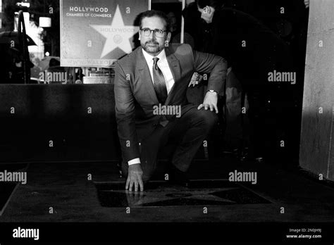 Steve Carell Attends A Ceremony Honoring Him With A Star On The