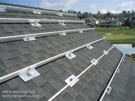 Shingle Roof Solar Panel Mounting System