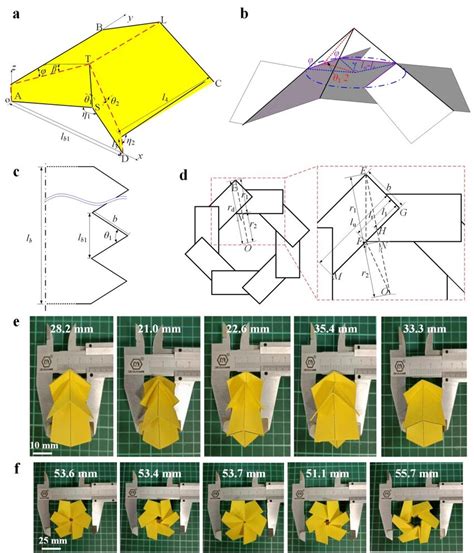 Fig2 Variable Width And Diameter Modelling Of The Origami Wheel A Download Scientific