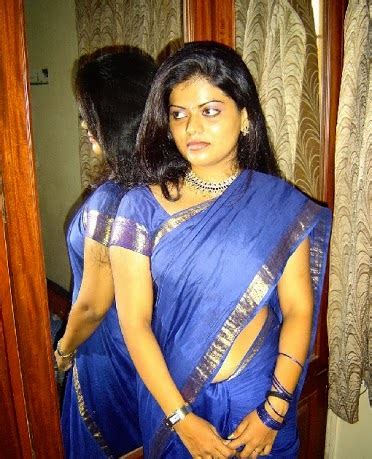 Indian Famous Hot Actress Neha Nair In Blue Silk Saree Actress Gallery