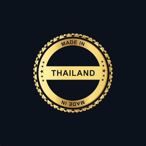 Premium Vector Stamp Sticker Thailand