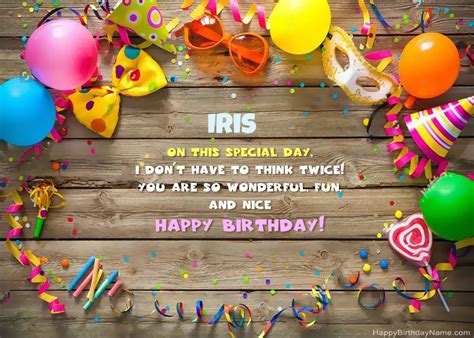Happy Birthday Iris Pictures