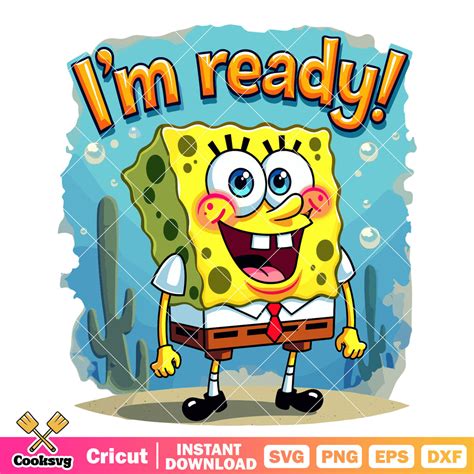 Spongebob Cartoon Ready Design Svg Spongebob Squarepants Svg Cooksvg