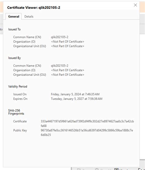 solved restoring the original self signed certificate of qlik