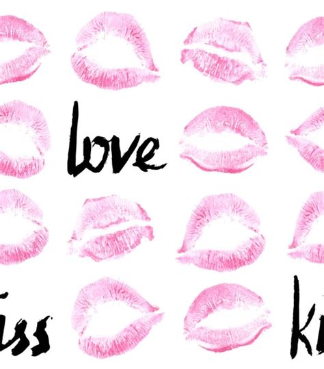 100000 Kiss Pattern Vector Images Depositphotos