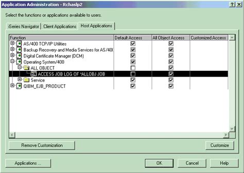 Allowing A User Without Allobj Special Authority To View A Users Active Job Log That Does Have