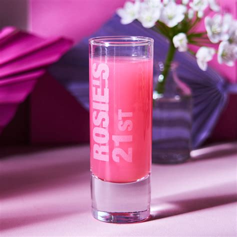 Personalised Special Birthday Shot Glass Sophia Victoria Joy