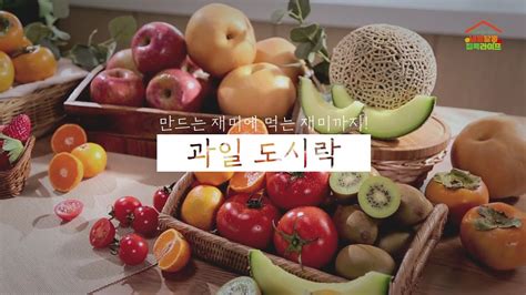 만드는 재미에 먹는 재미까지 과일 도시락 Youtube