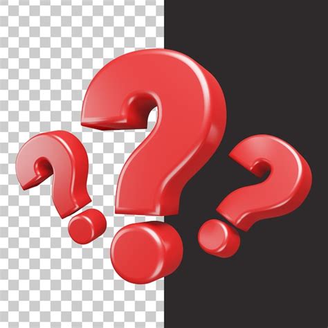 Premium Psd 3d Realistic Gold Question Mark With Glossy Effect In 3d