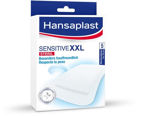 Hansaplast Sensitive XXL Pflaster 8 X 10 Cm 5 Pflaster Kaufen