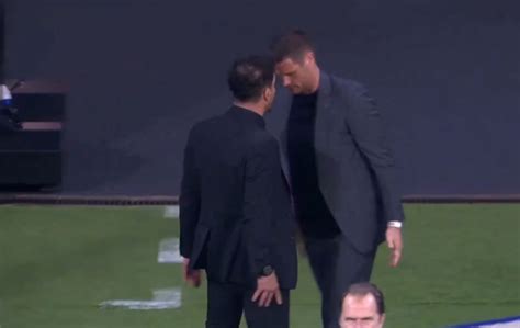 Watch Atletico Madrid Manager Diego Simeone Almost Comes To Blows With