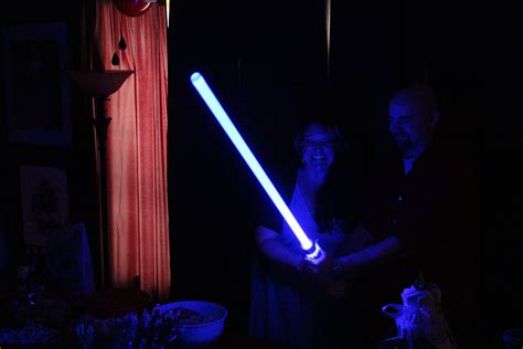 Our Lightsaber Gender Reveal Creative Gender Reveals Gender Reveal