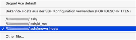 Ssh Gives Bad Configuration Options Issue Sequel Ace Sequel