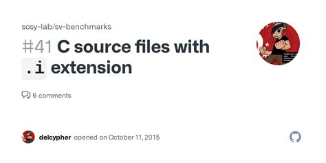 C Source Files With I Extension Issue Sosy Lab Sv