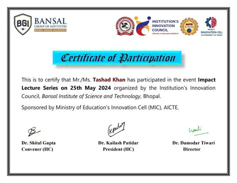 tashad khan on linkedin innovation impactlectureseries bansalinstitute continuouslearning