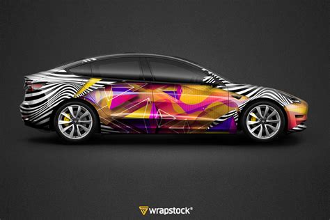 Tesla Model 3 Crazy Sport Design Wrapstyle