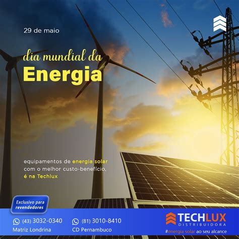 Dia Mundial Da Energia Curiosidade Techlux